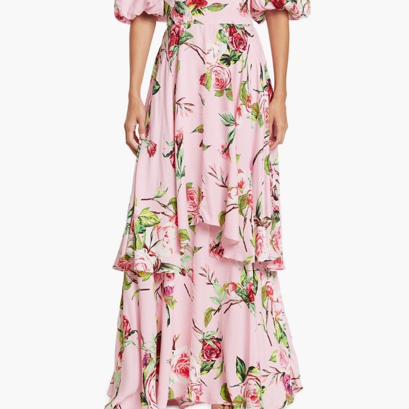 AFRM | Dresses | Afrm Claudia Floral Print Tiered Maxi Dress | Poshmark